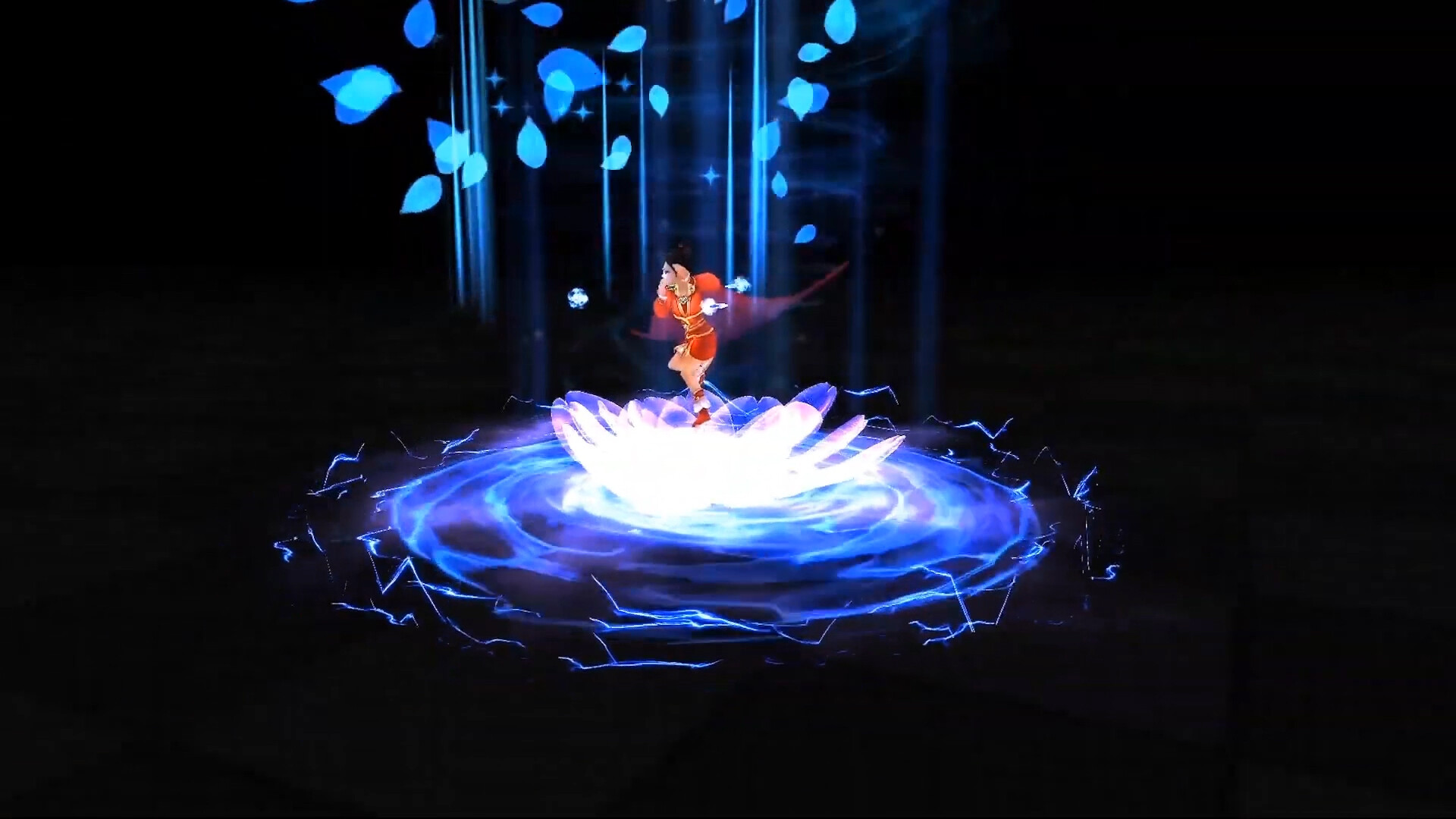 ArtStation - Flower ice - Skill impact - vfx game mobile Unity
