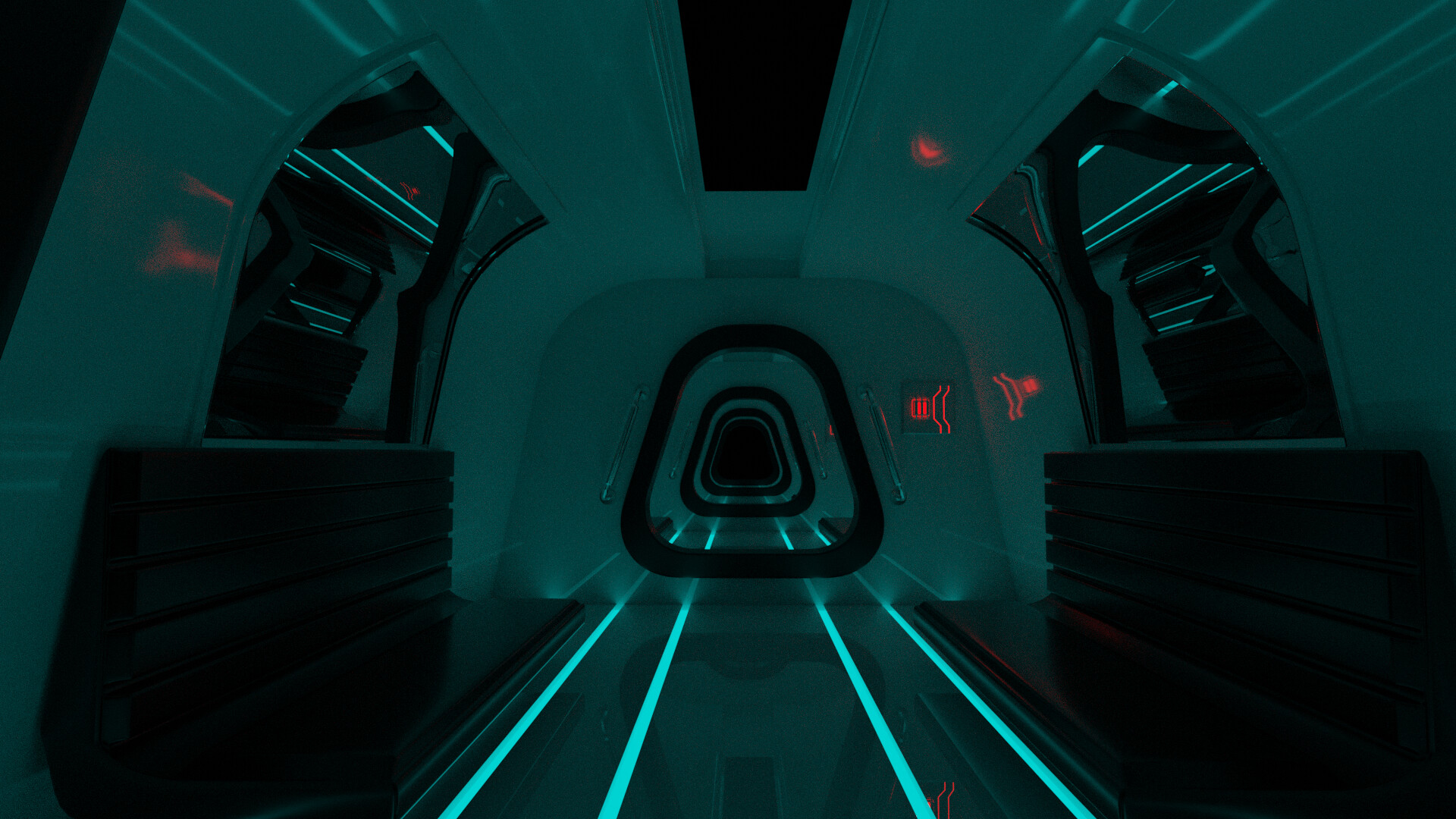 ArtStation - Futuristic Train