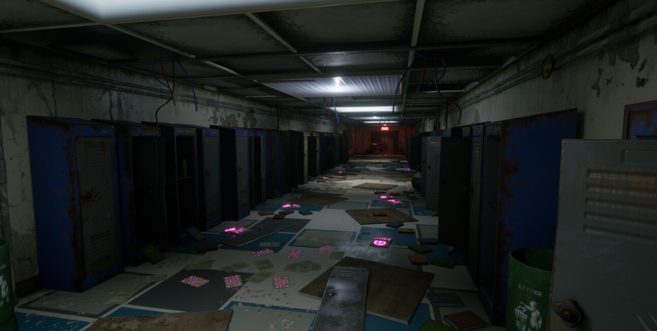 ArtStation - Horror School Scene