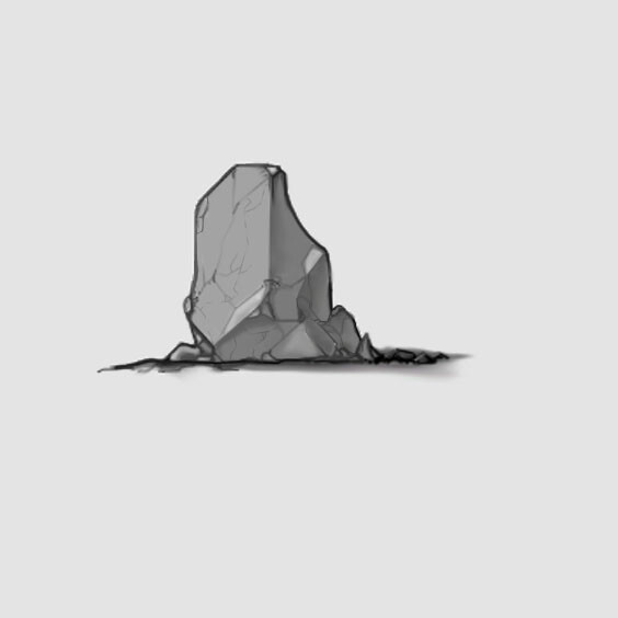 ArtStation - 2D rock