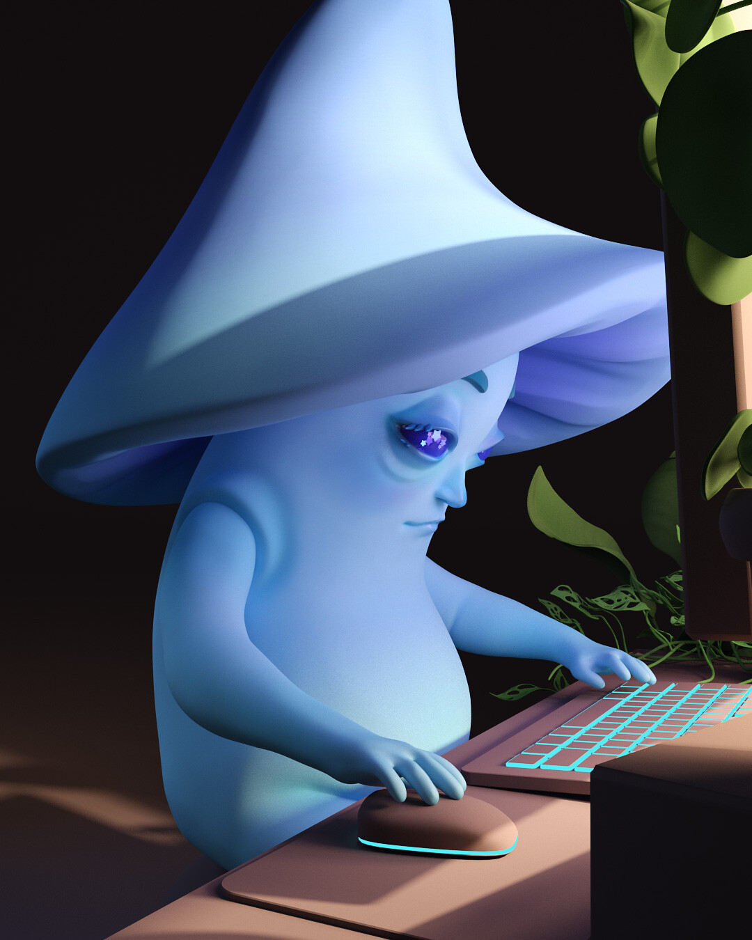 ArtStation - Non-Adventures of a Quarantined, Workaholic Fungus