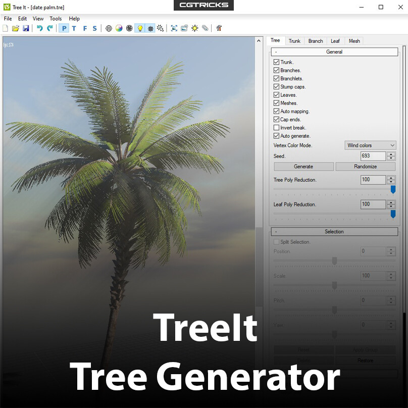 ArtStation - TreeIt | Tree Generator