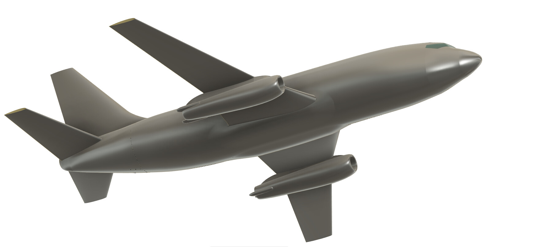 ArtStation - Boeing 737-200 WIP