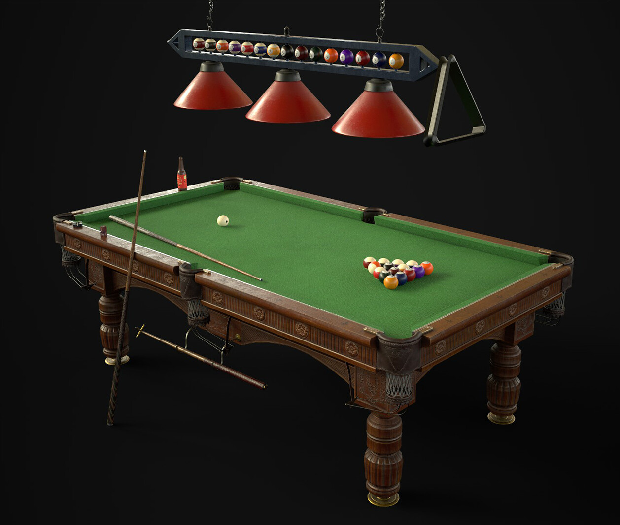 ArtStation - Billiards table