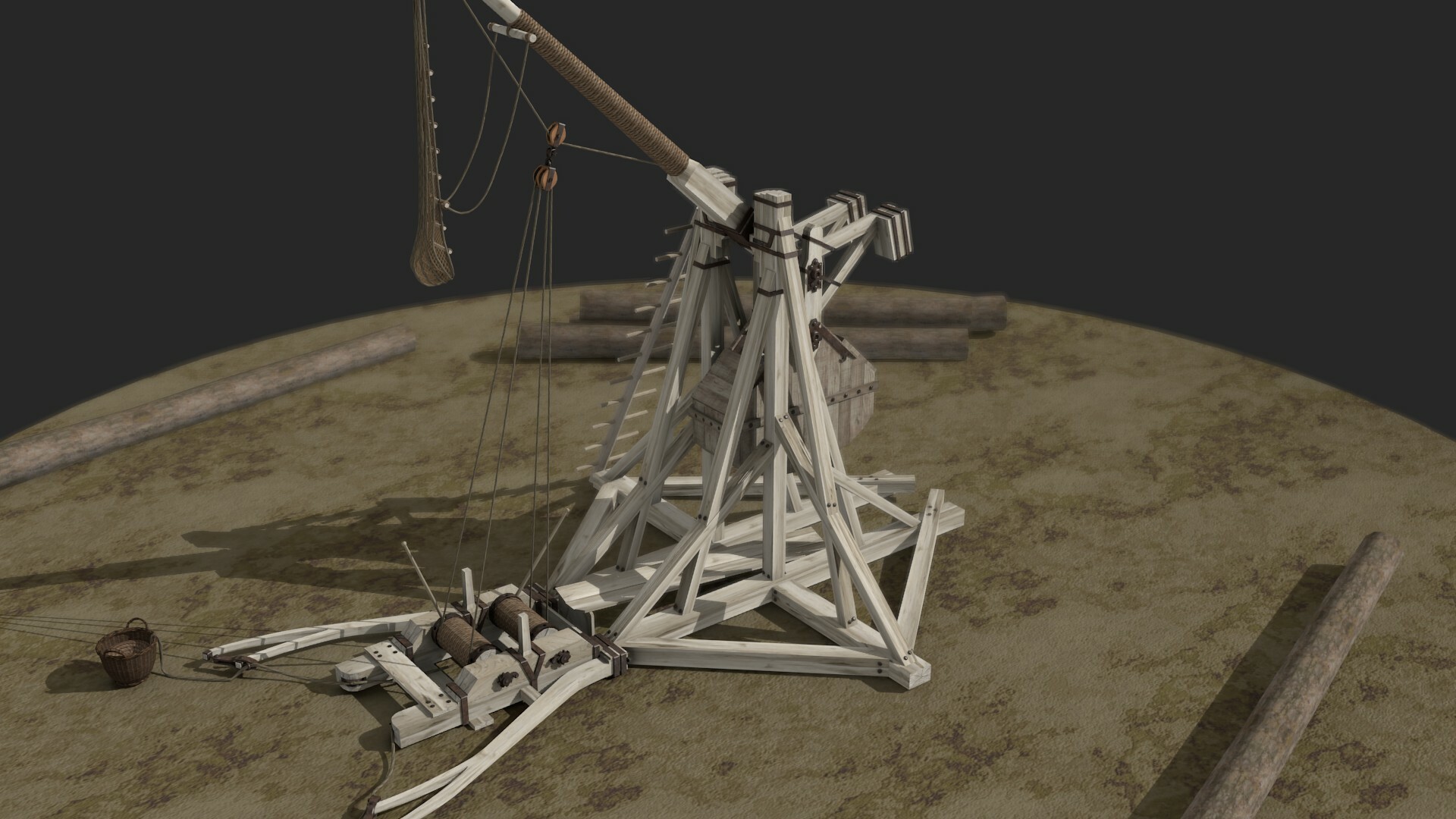 ArtStation - Medieval | Trebuchet