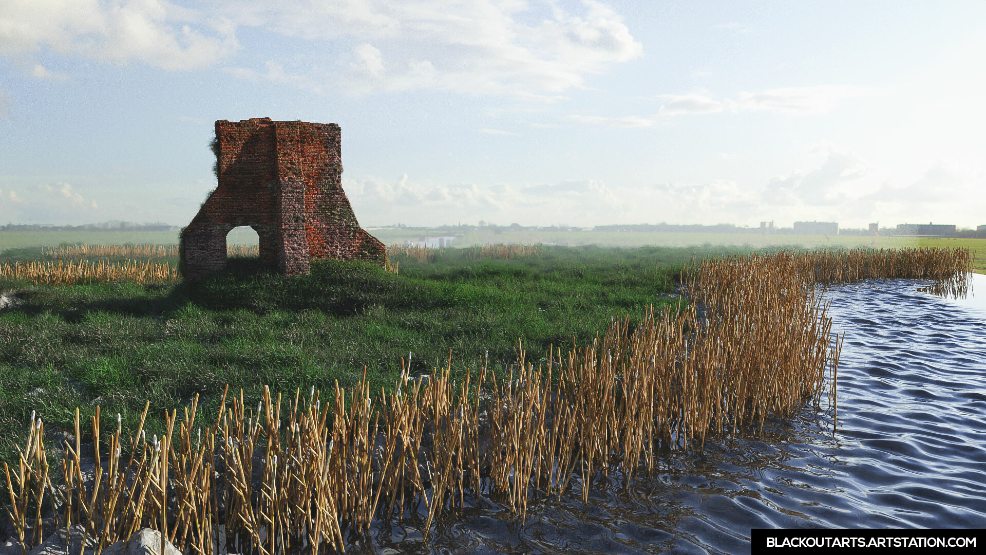 ArtStation - Medieval landscape