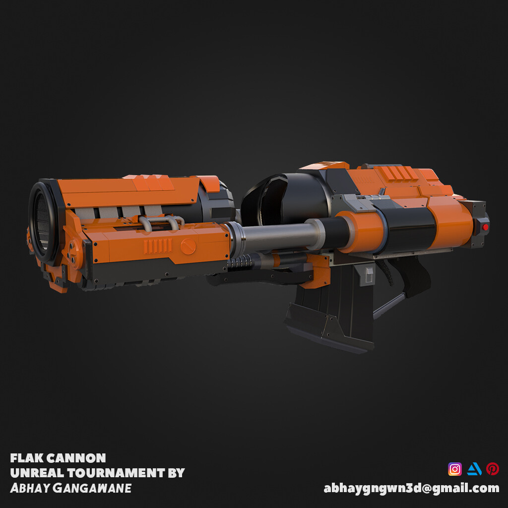 ArtStation - Flak Cannon - Unreal Tournament