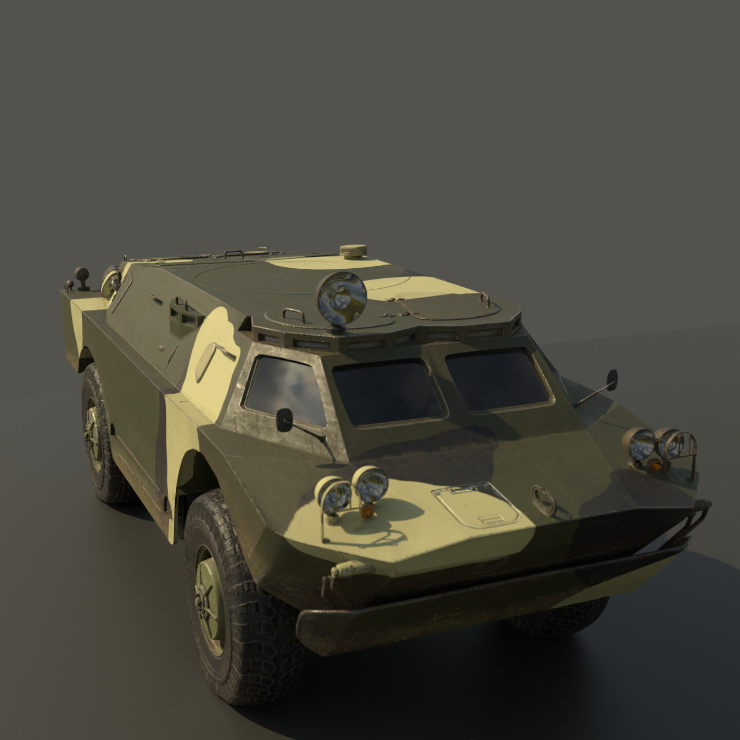 ArtStation - BRDM-2 Civilian