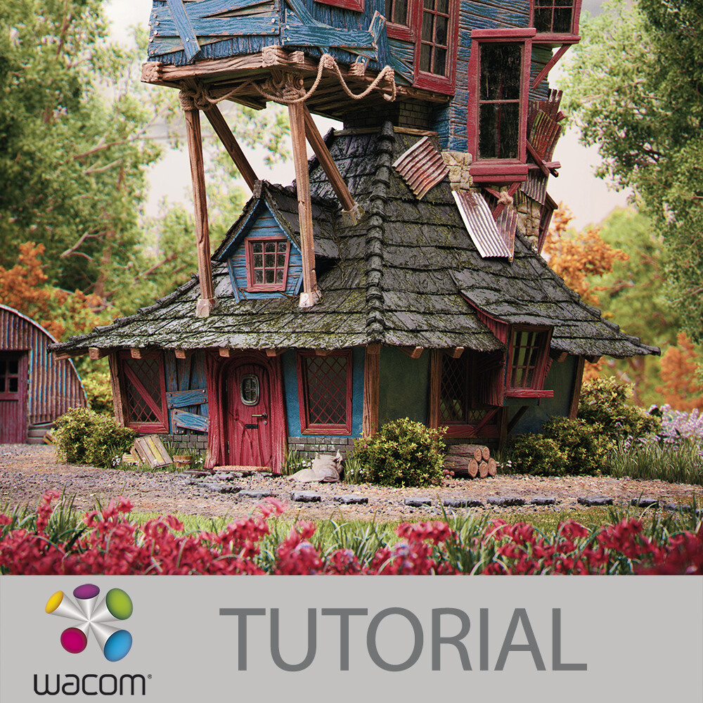 ArtStation - Video Tutorials - Harry Potter - The Burrow, Weasley's ...