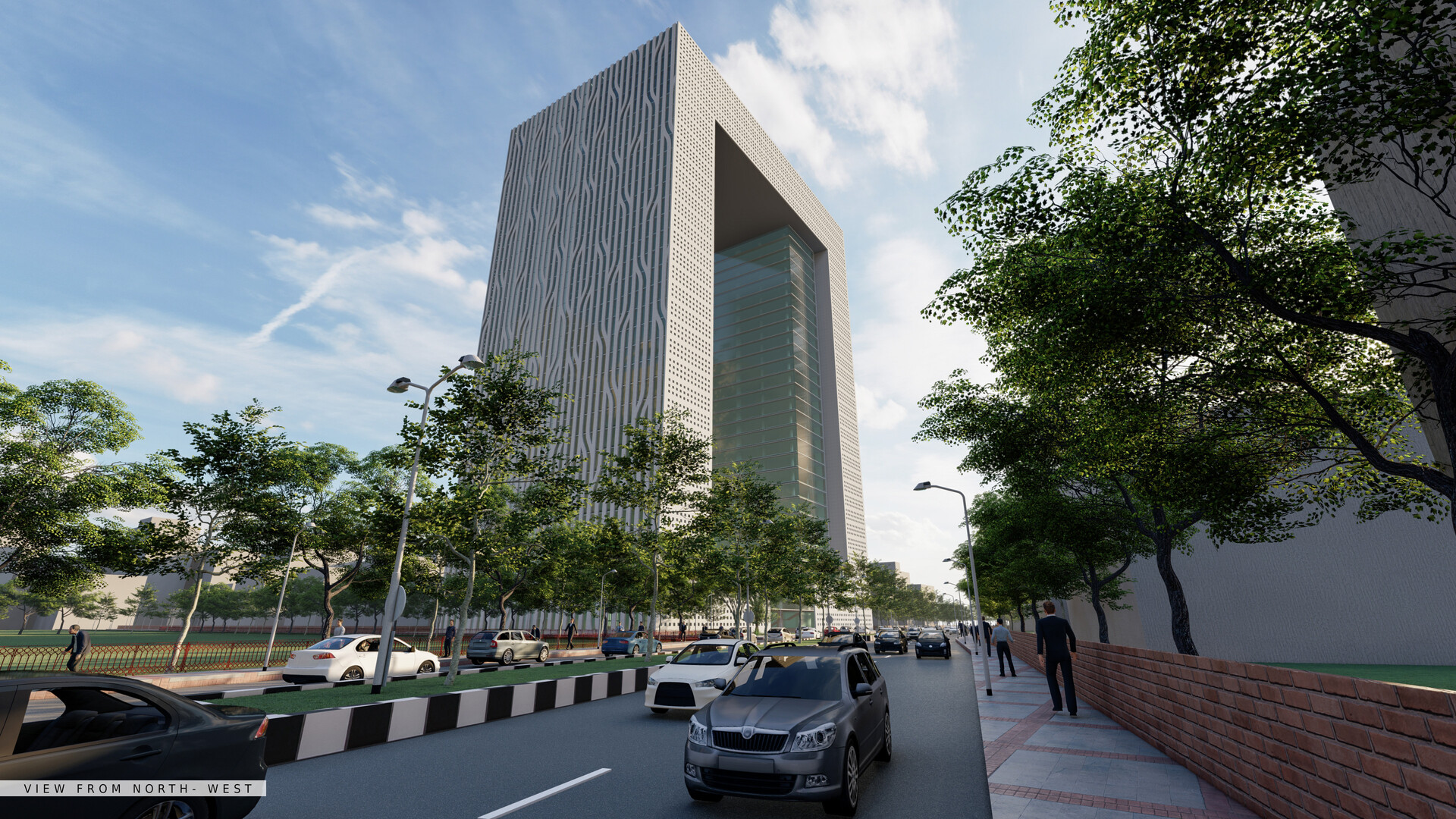 ArtStation - Design of a Mixed Use Highrise Building —Gulshan 2, Dhaka