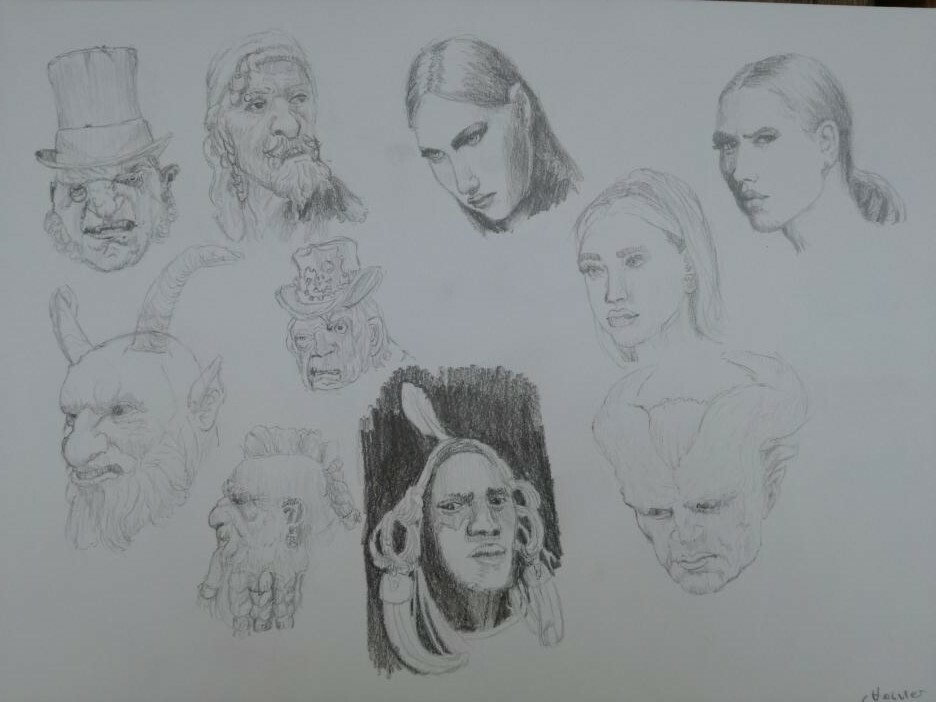 ArtStation - 100 Faces Challenge