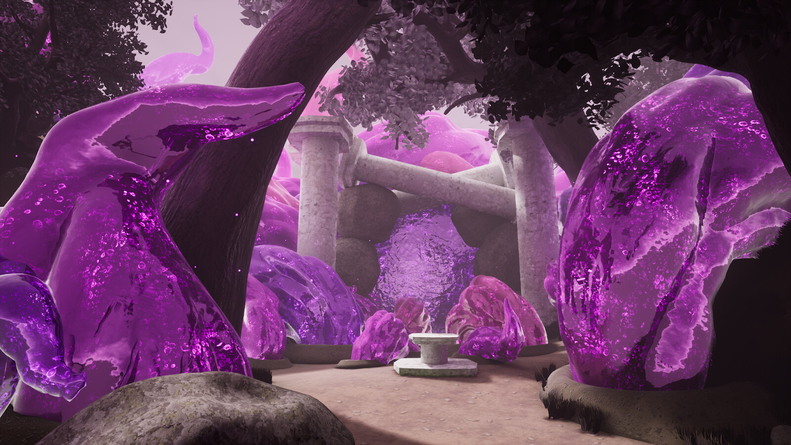 ArtStation - Corrupted Forest Biome (2018)