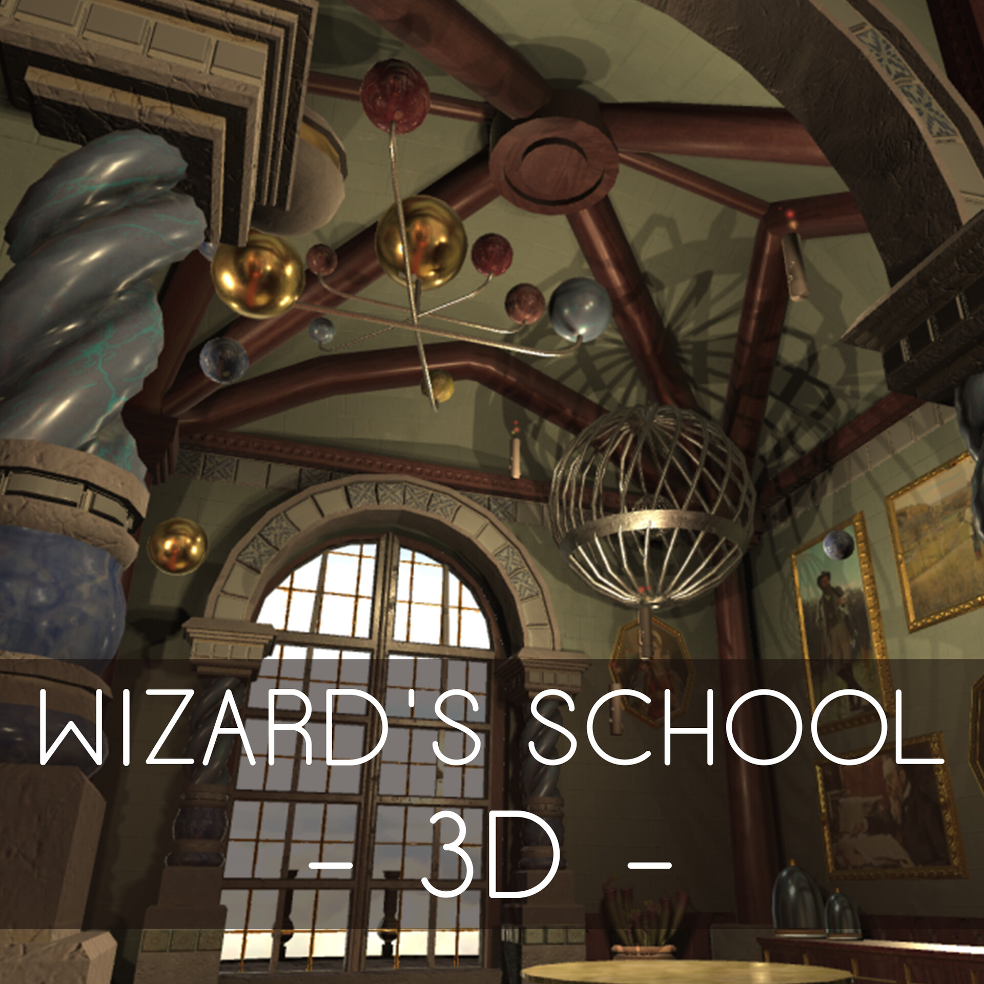 ArtStation - WIZARD'S SCHOOL - 3D