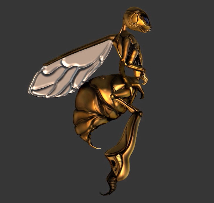 ArtStation - Wasp Cyborg