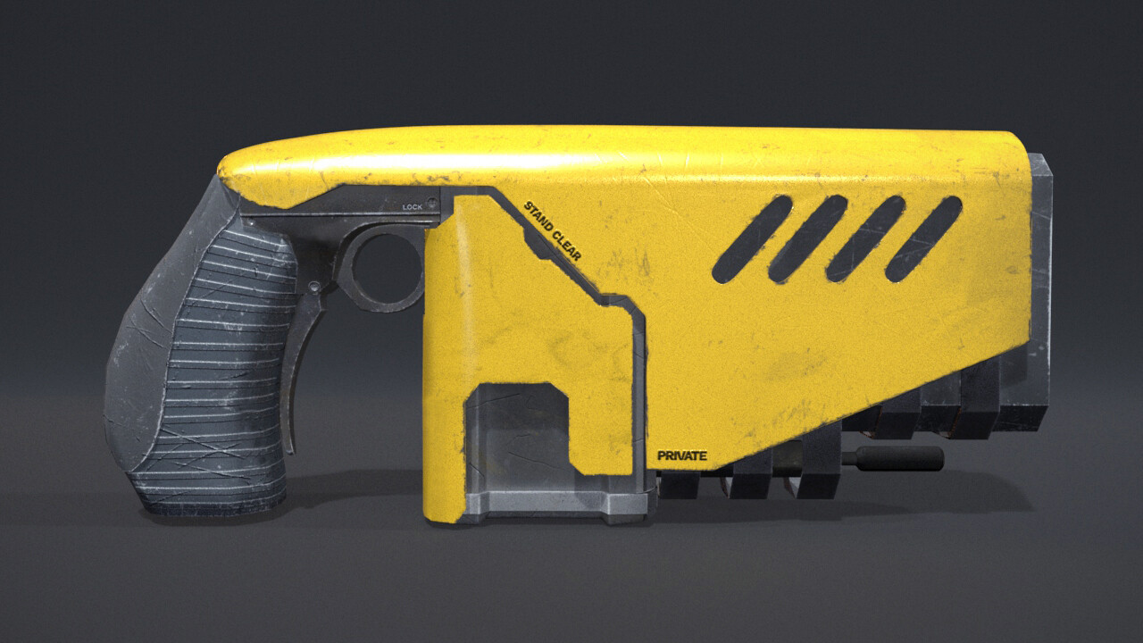 ArtStation - Energy Gun