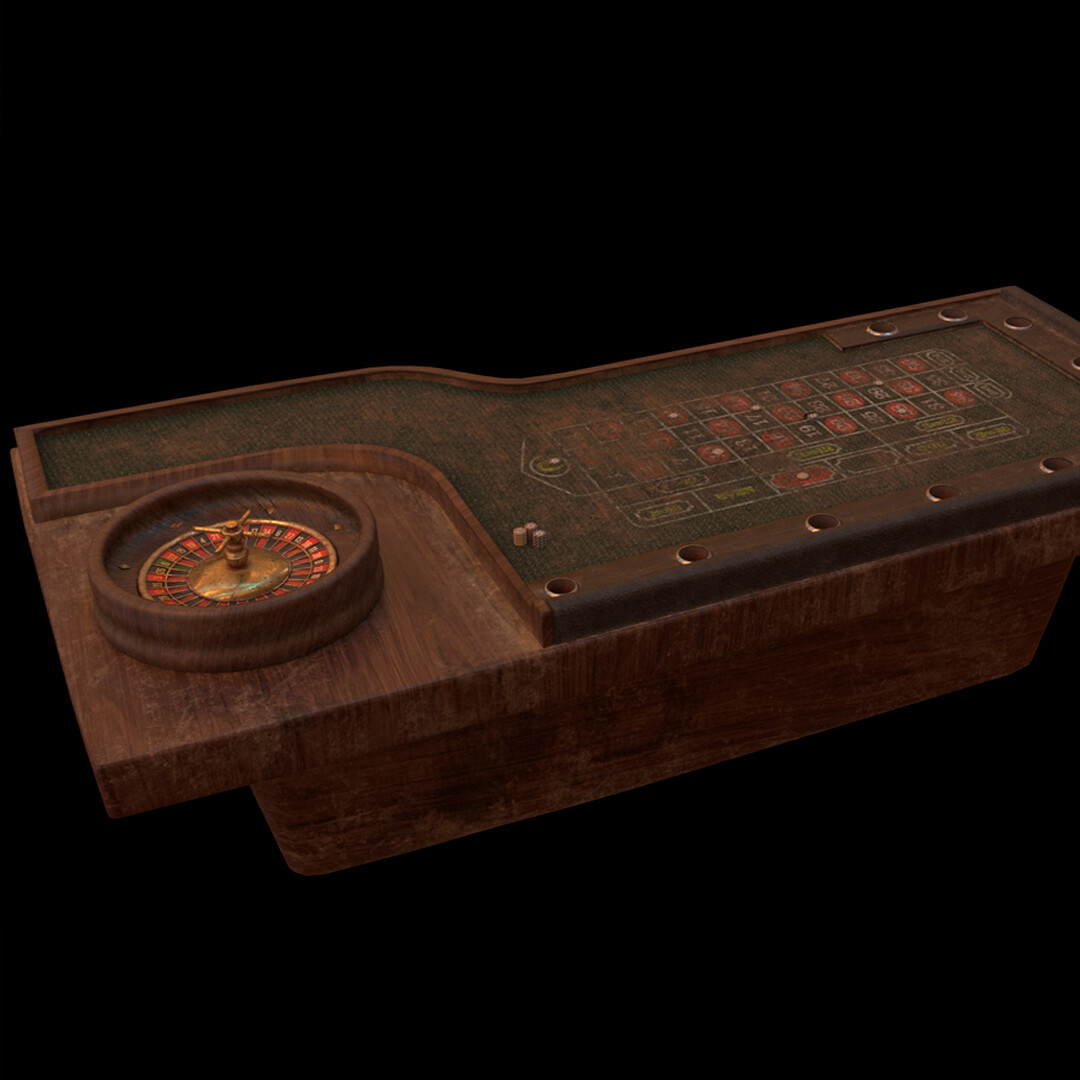 ArtStation - Casino Roulette Table 3D Model