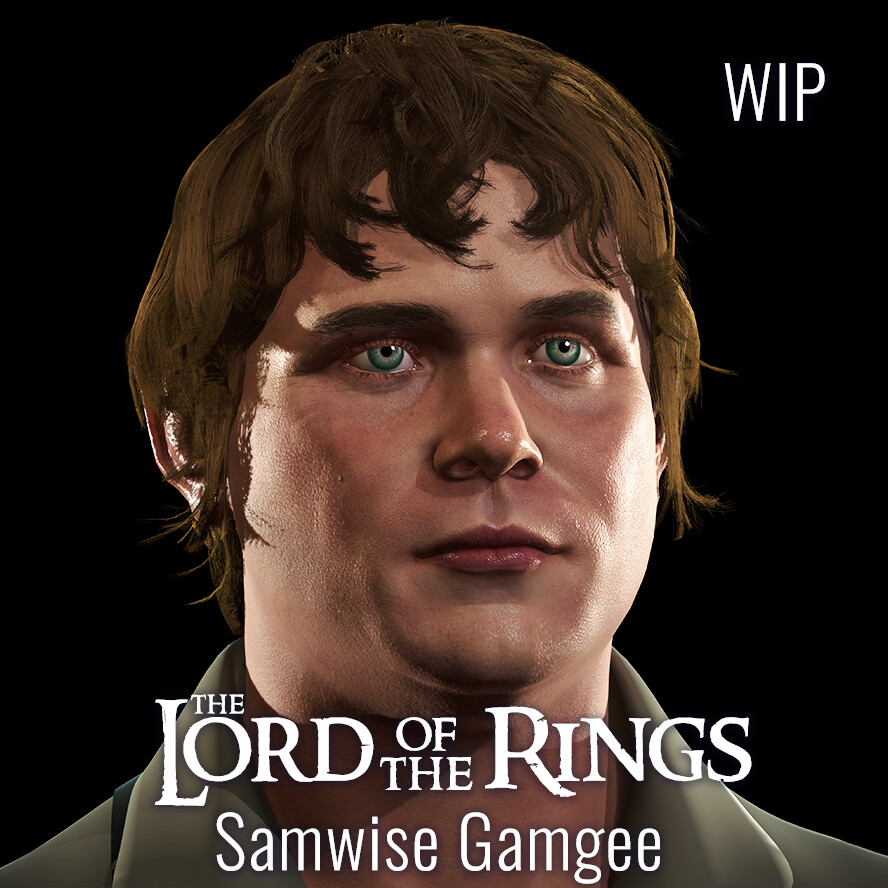 ArtStation - Samwise (Real time) - The Lord of the Rings Fan Art