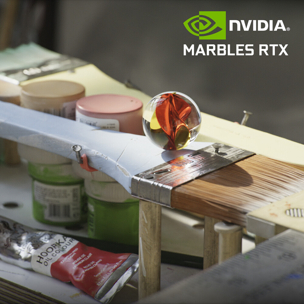 ArtStation - NVIDIA Marbles RTX