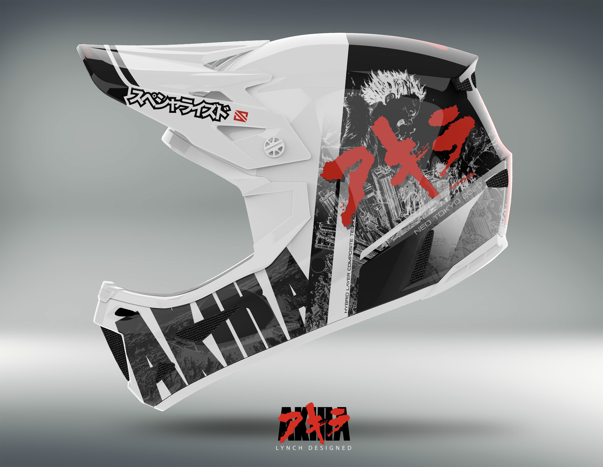 ArtStation - Akira Themed Carbon Specialized MTB Helmet