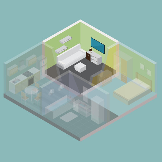 ArtStation - Living Room Assembly Animation