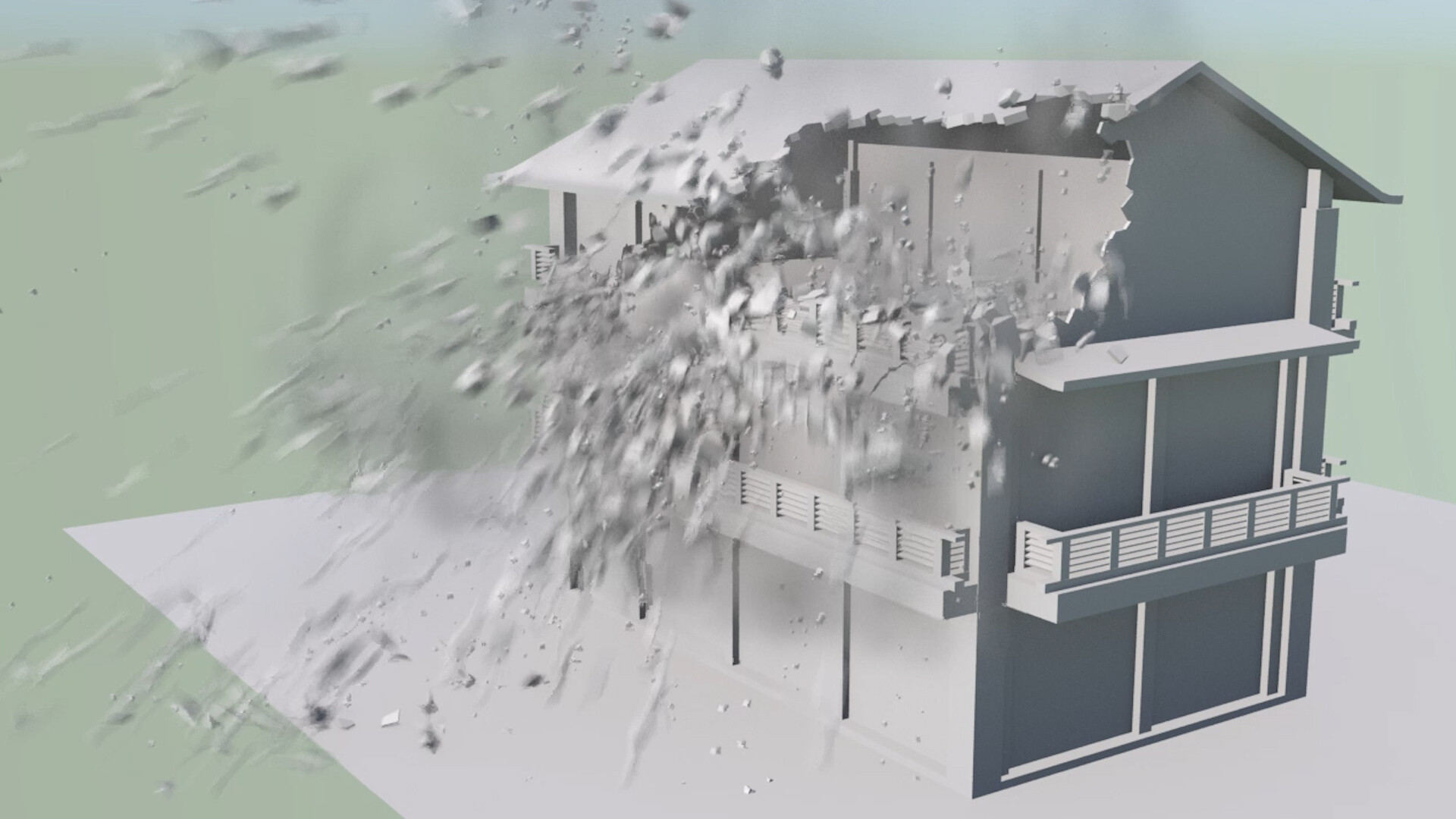 ArtStation - Building Destruction