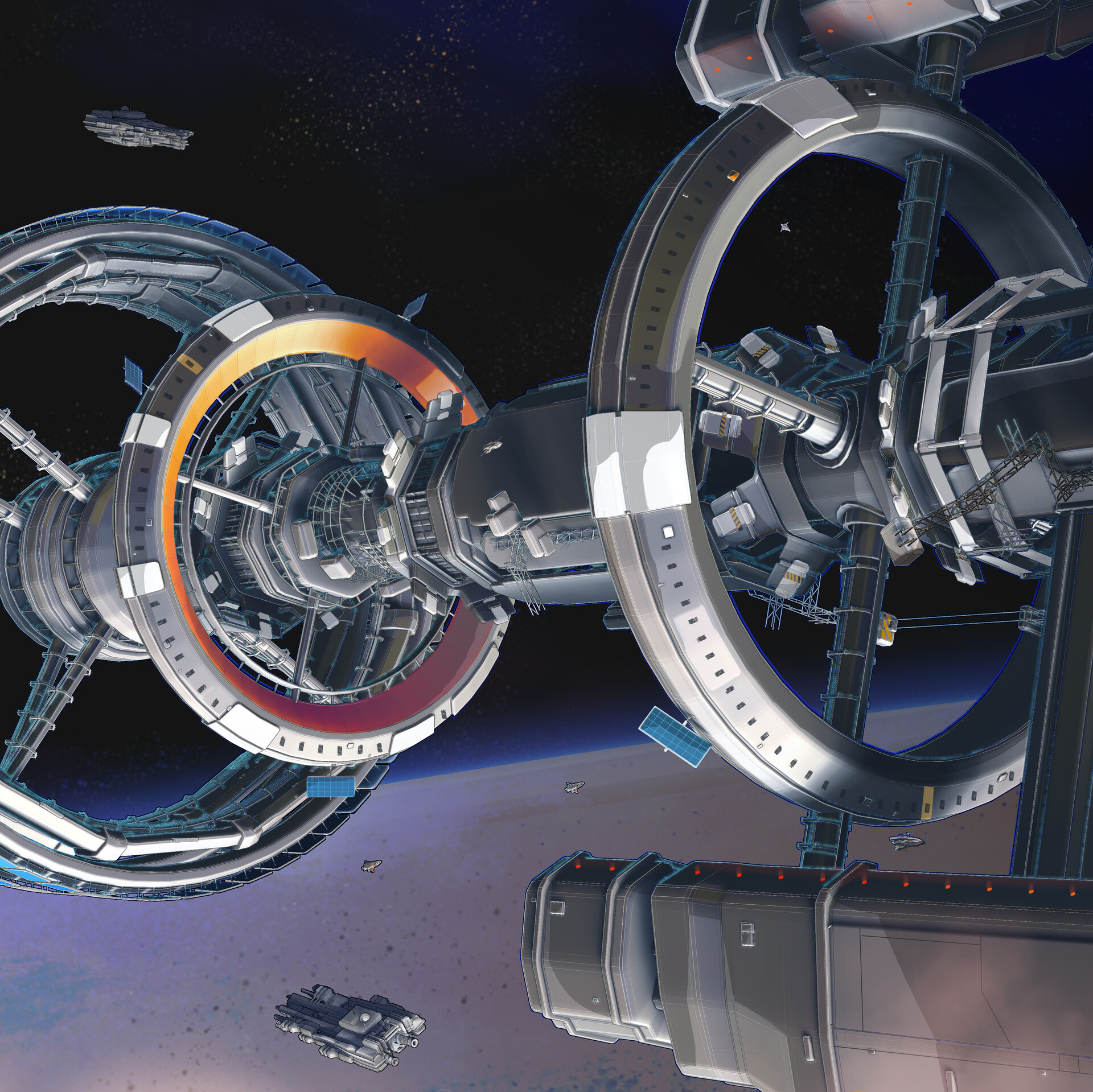 ArtStation - Space Station- Grimmstar