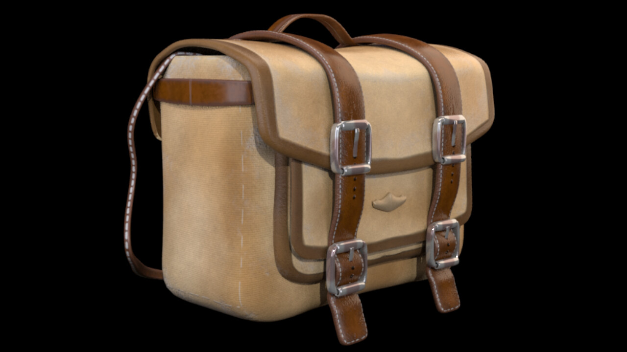 ArtStation - Stylized Poacher Backpack