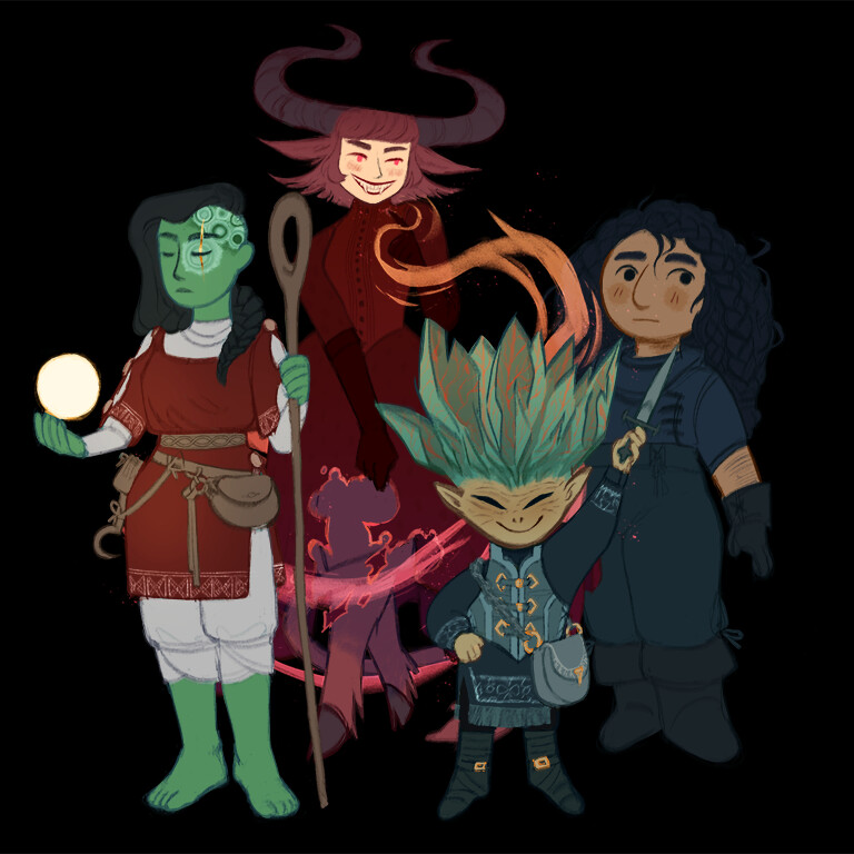 ArtStation - DnD people