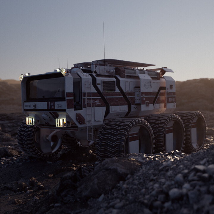 ArtStation - Planetary Rover