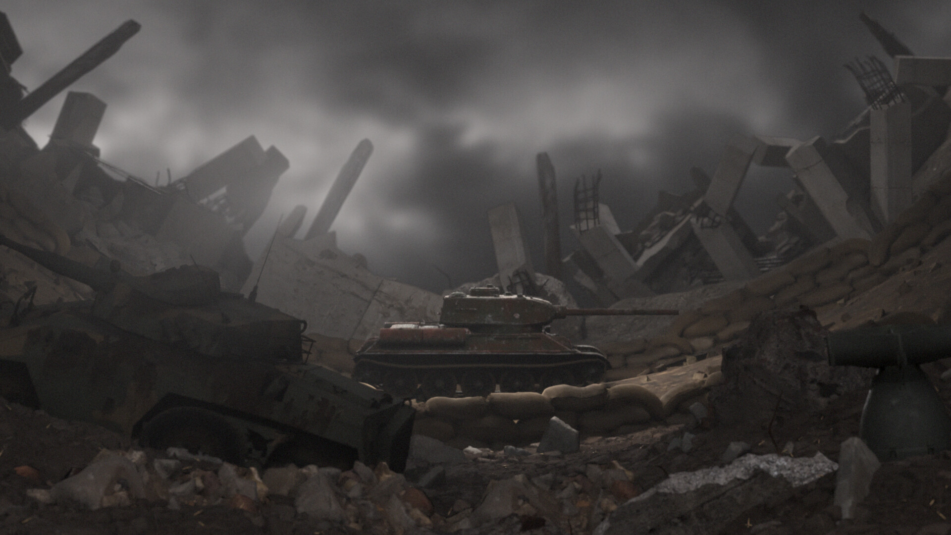 ArtStation - Mini CGI Tank Loop