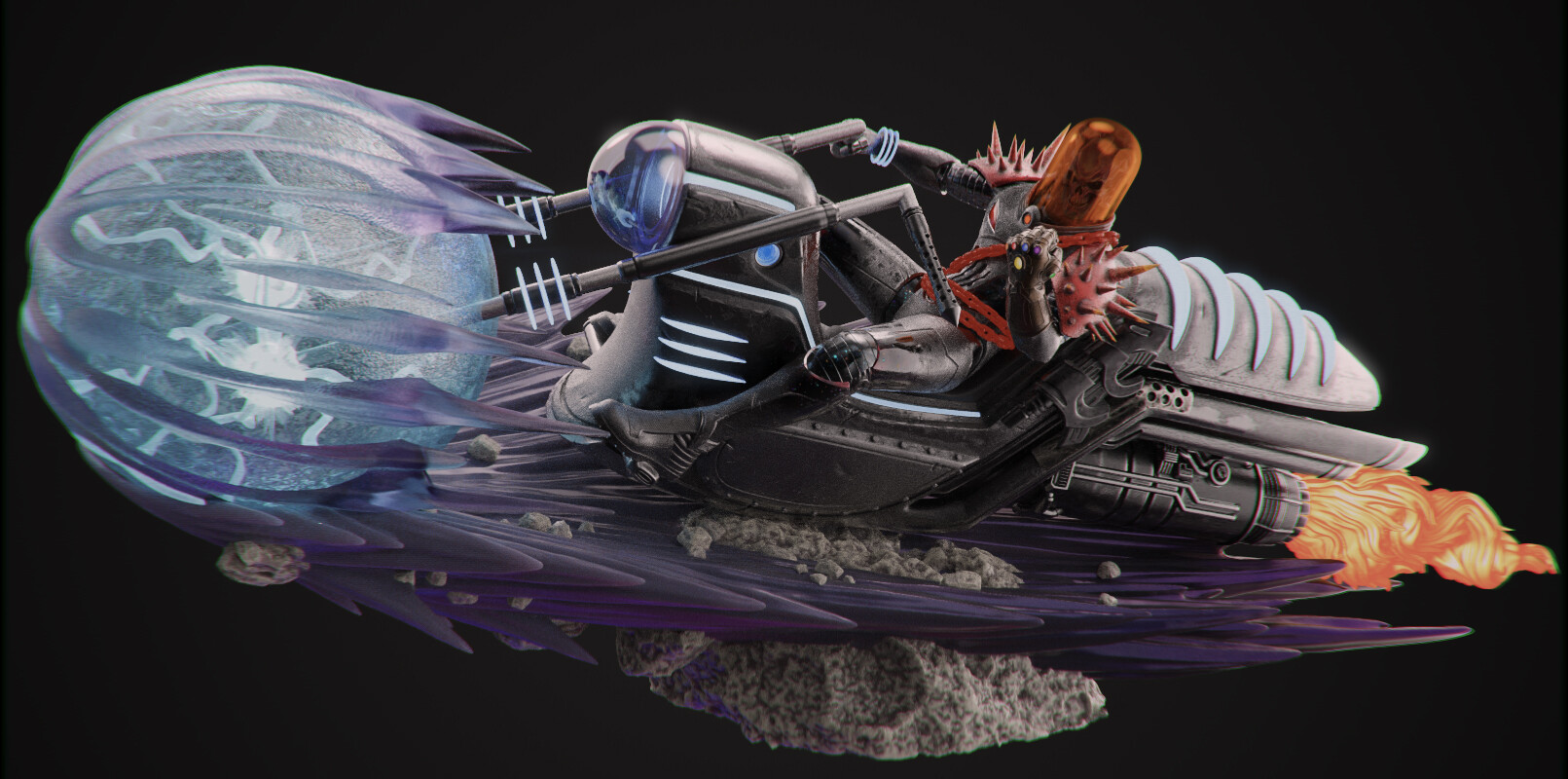 ArtStation - Cosmic Ghost Rider