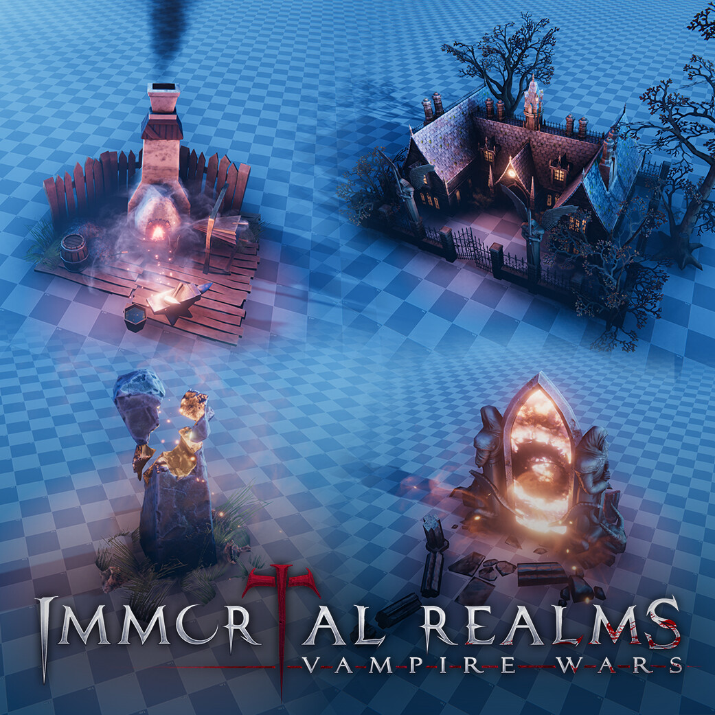 ArtStation - Immortal Realms - Kingdom Buildings