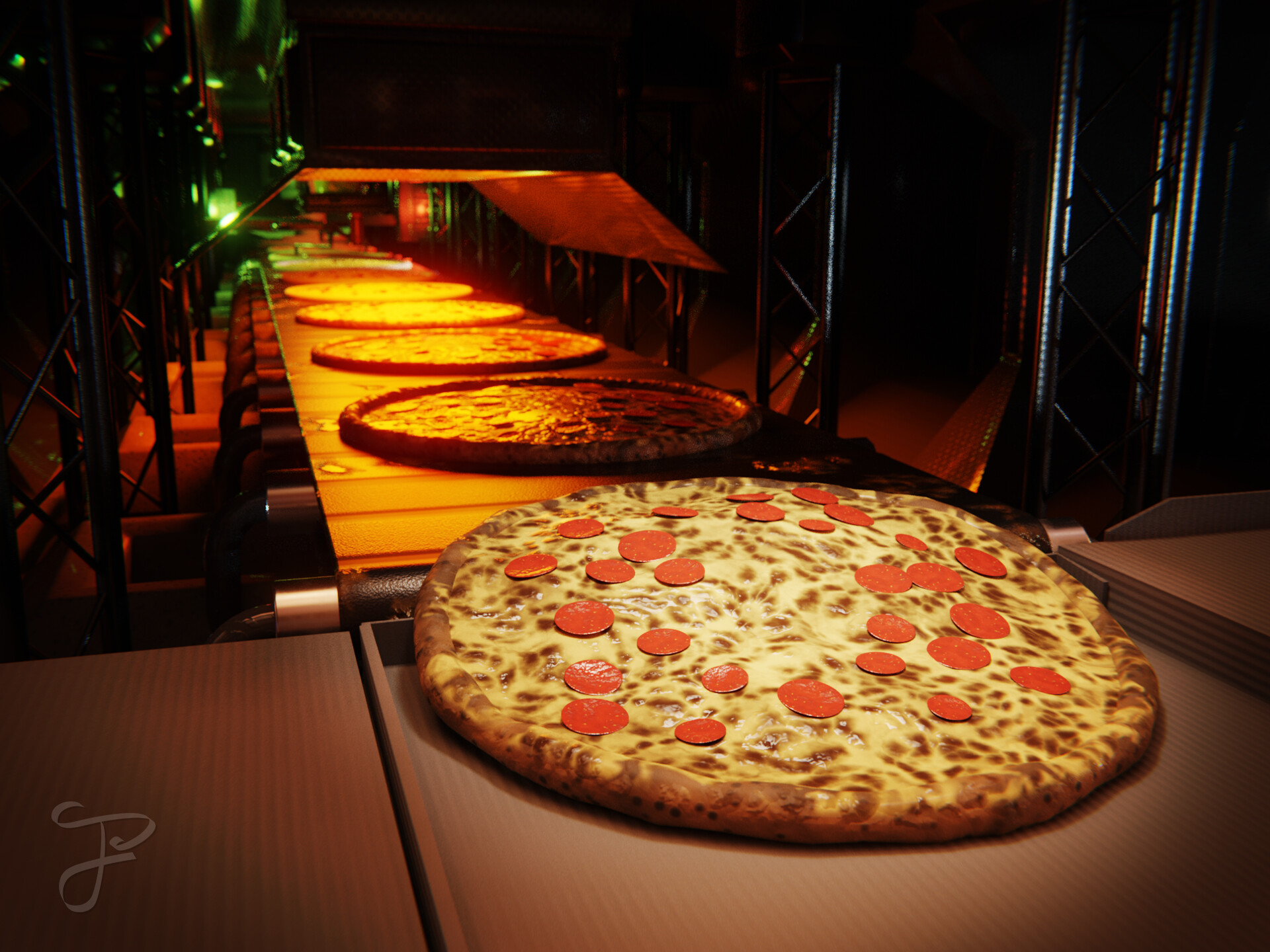 ArtStation - Pizza Machine