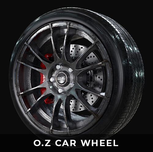 ArtStation - O.Z Car Wheel