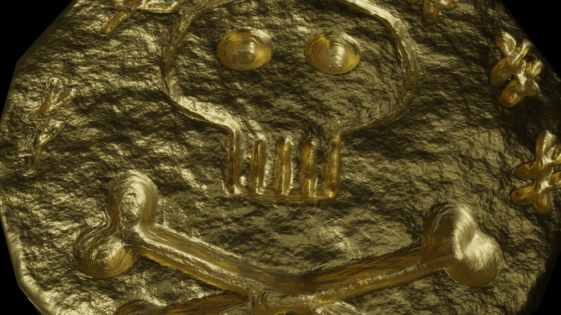 ArtStation - Falling Pirate Coins