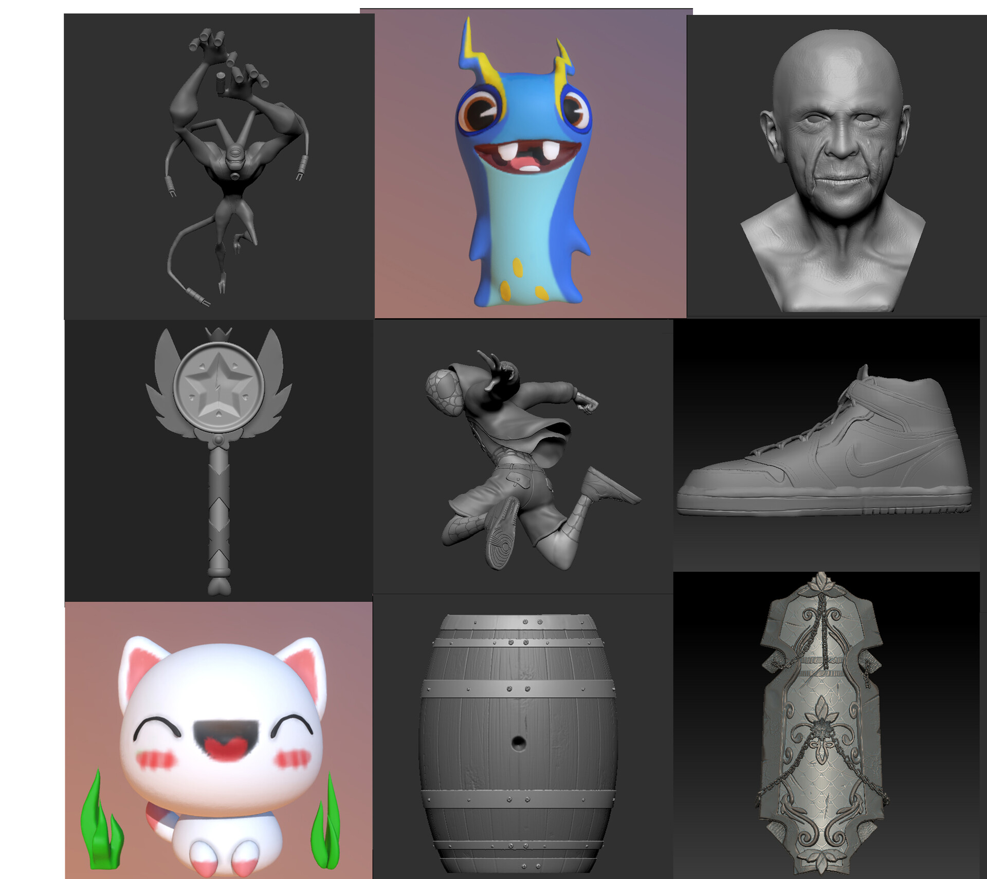 ArtStation - Ong Hui Ling Sculpture Sketchbook