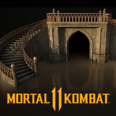 ArtStation - Mortal Kombat 11: Netherrealm Castle Staircase Doorway
