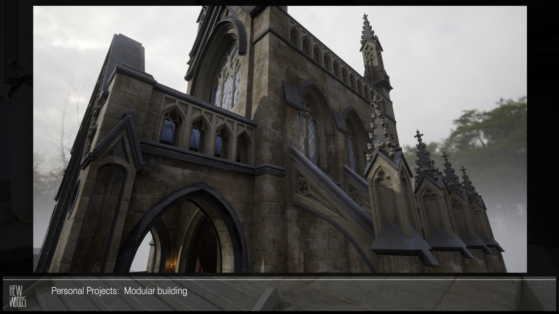 ArtStation - Gothic chapel. Work in progress...)