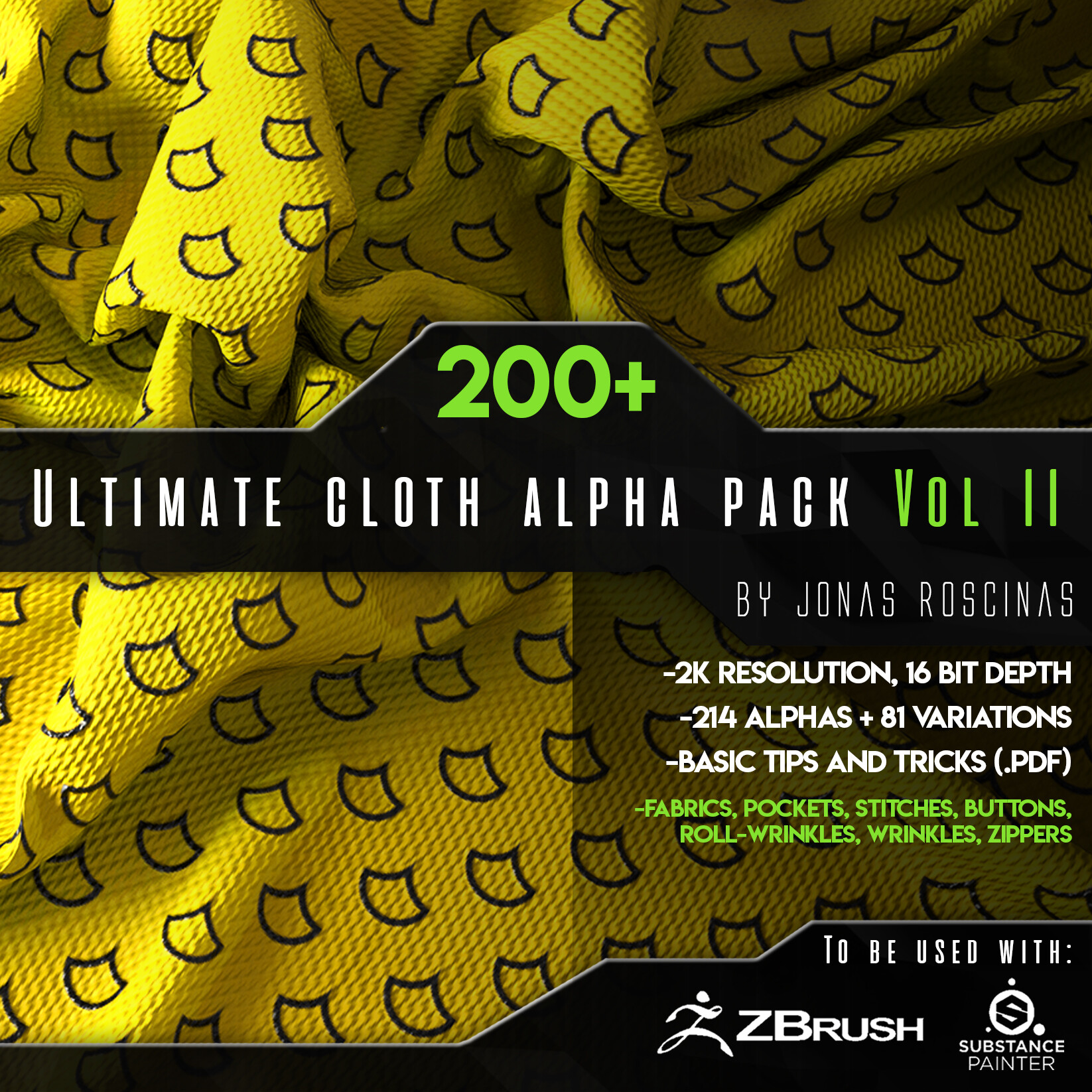 ⚪ Jonas Roscinas - 200+ Ultimate Cloth Alpha Pack VOL II