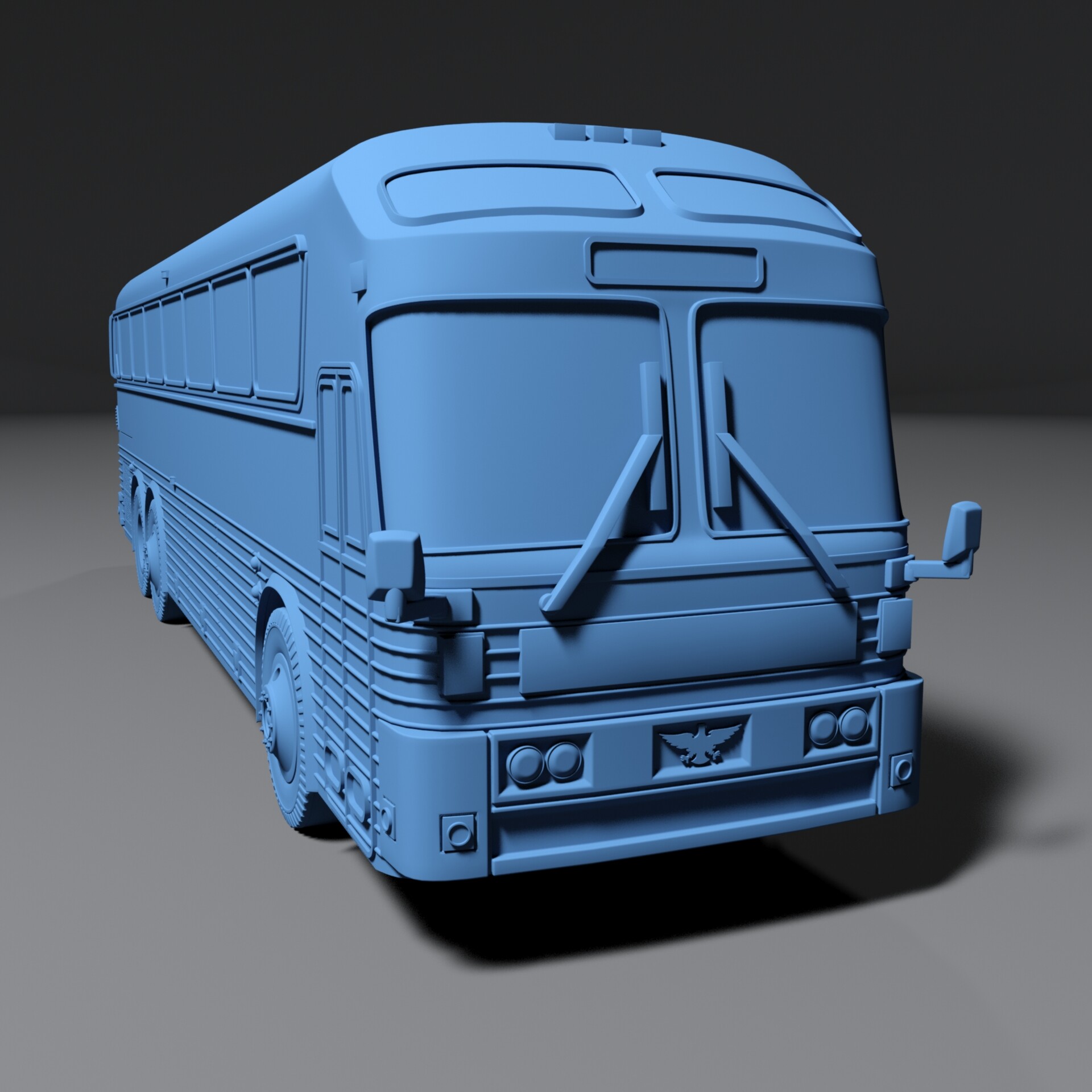 ArtStation - Eagle model 10 bus (3D print model)
