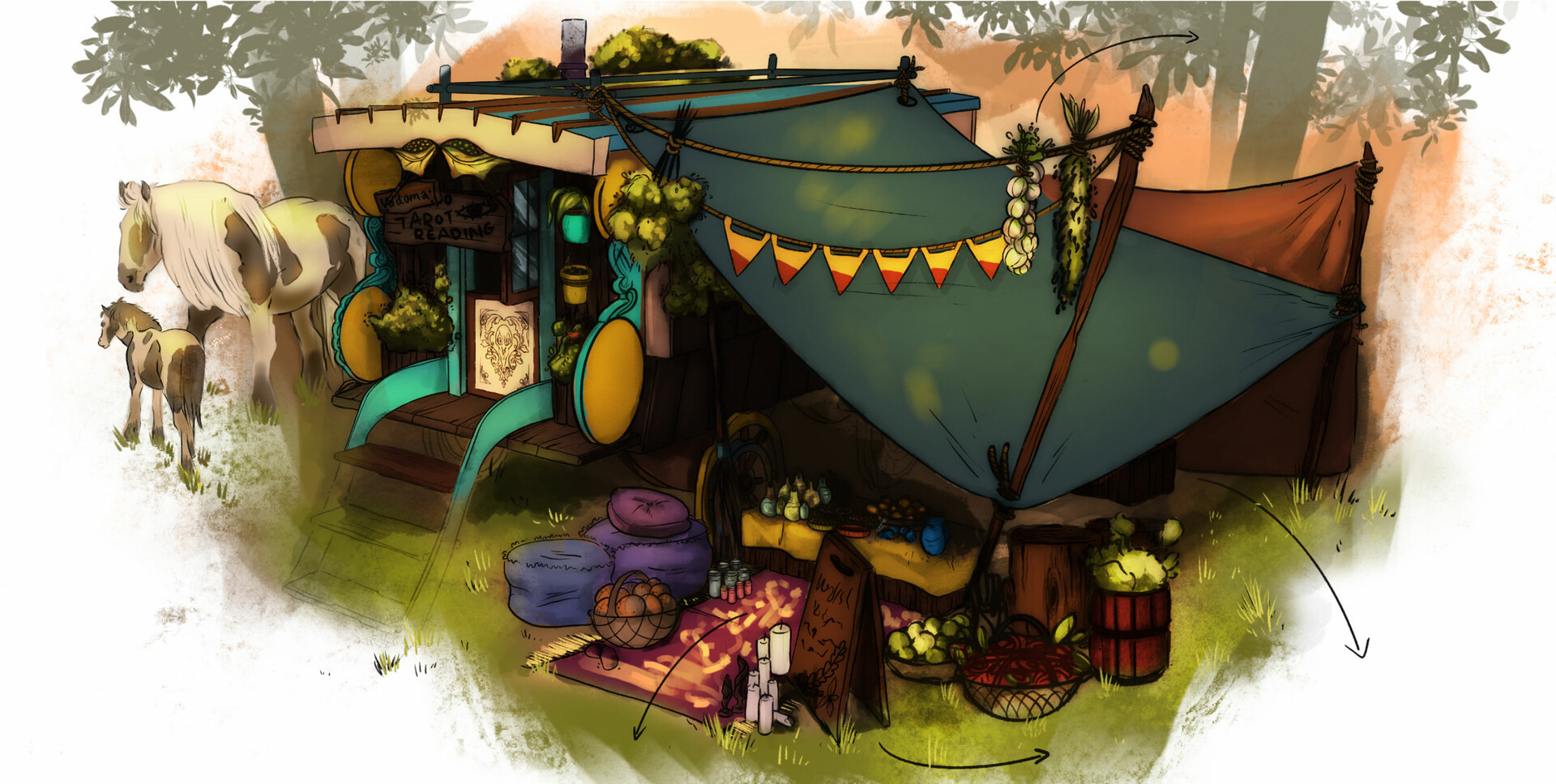 ArtStation - Vardo Caravan - Exterior Design