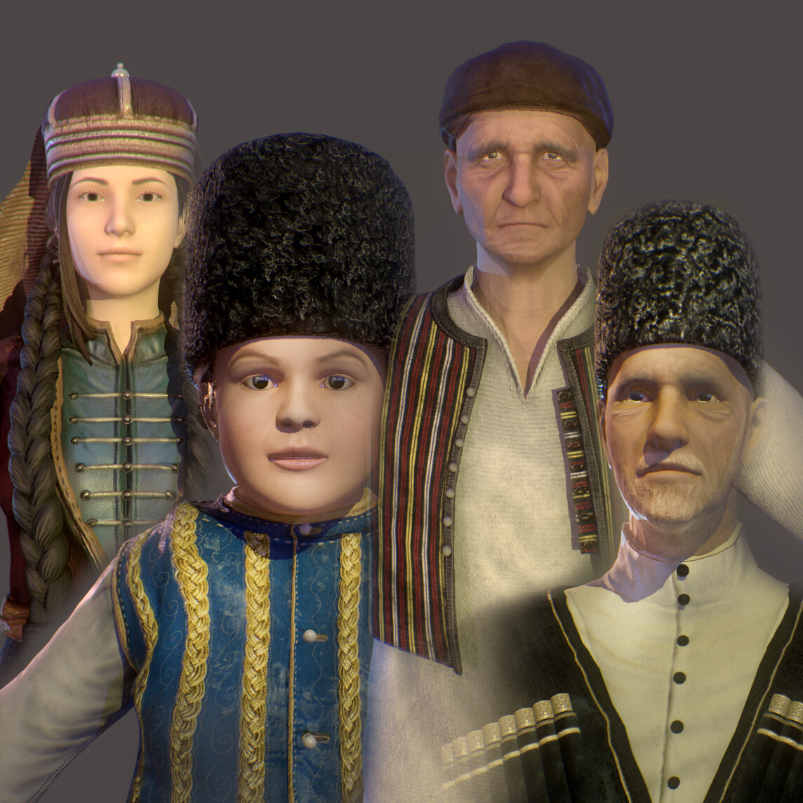 ArtStation - Migration Museum Portraits