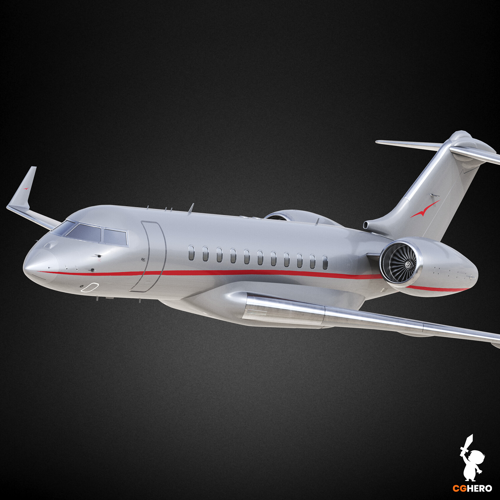 CGHero - Bombardier Global 5000 Jet Visualisation