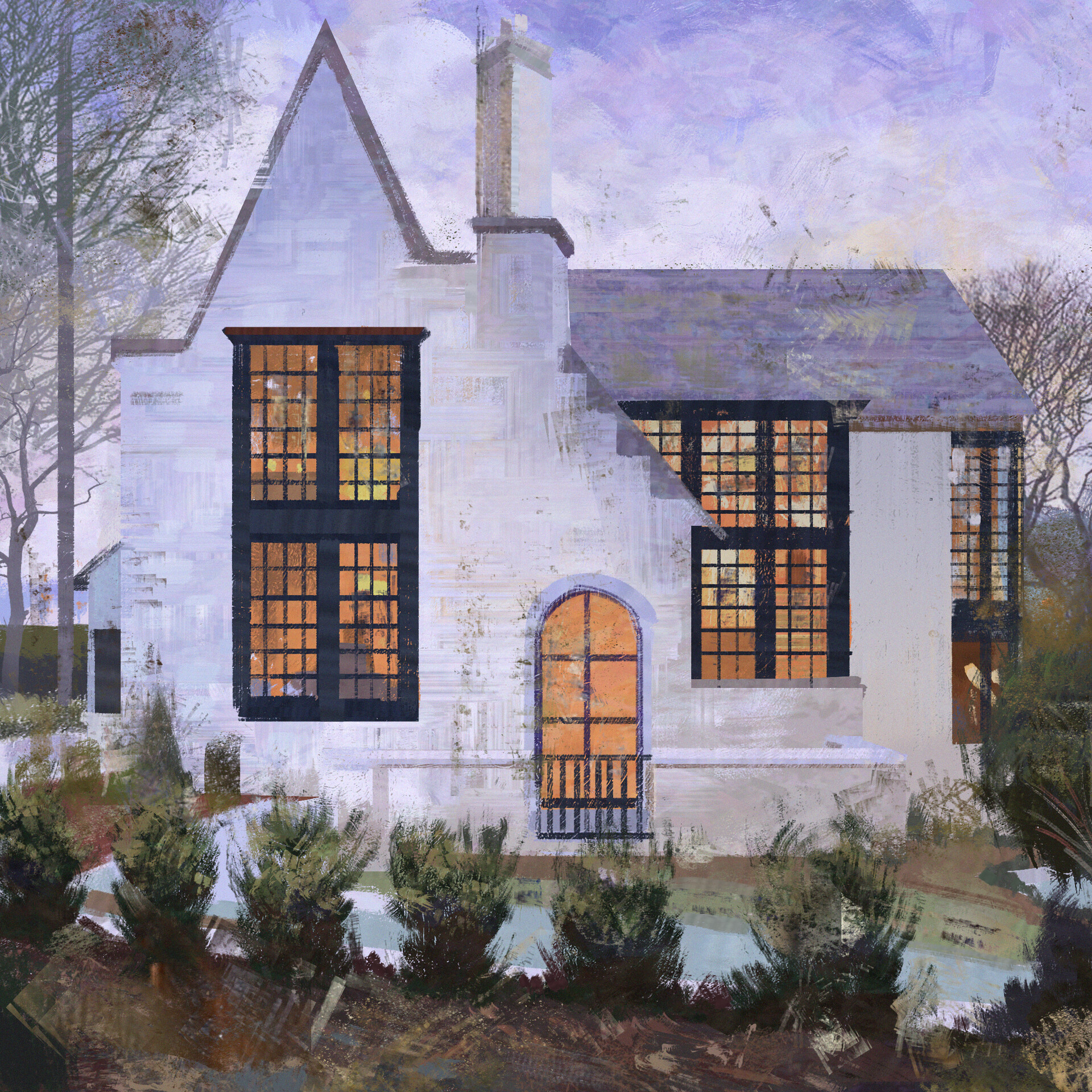 ArtStation - House Study Sketch