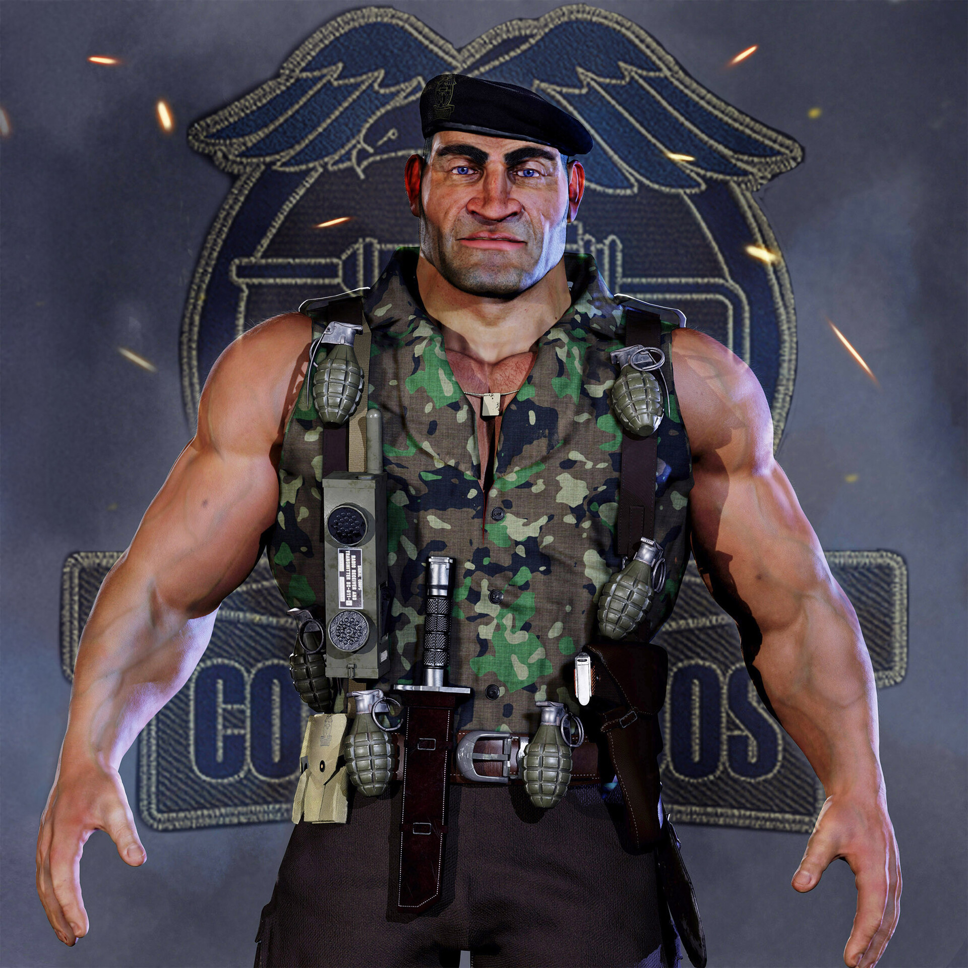 ArtStation - -Commandos fanart -"Jack O'hara"