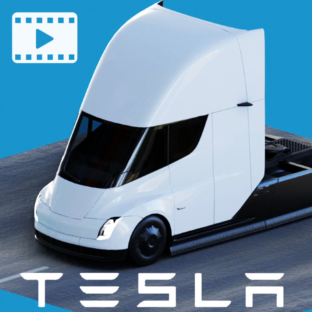 ArtStation - Tesla Semi
