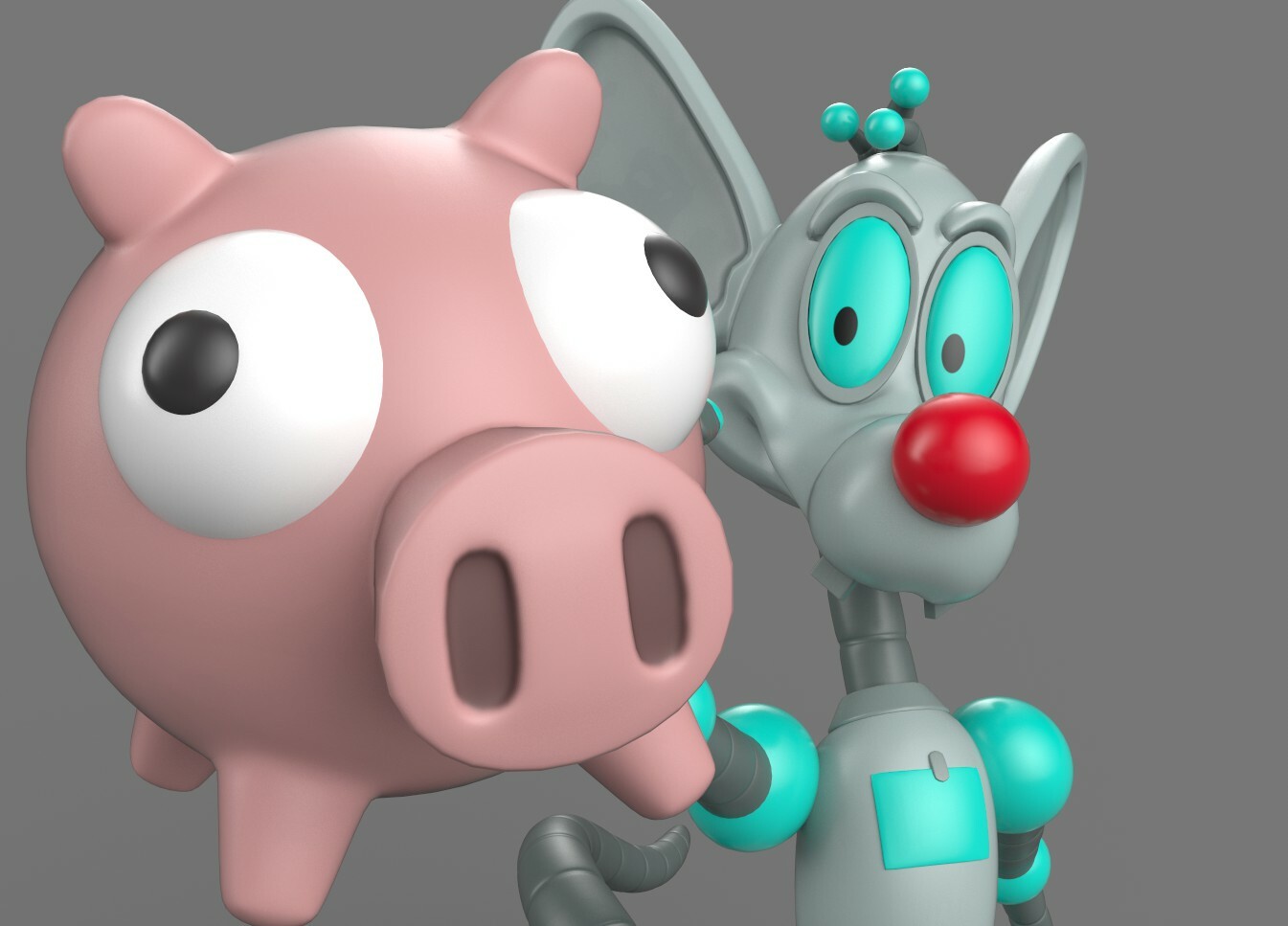 ArtStation - Pinky and G.I.R. Fusion