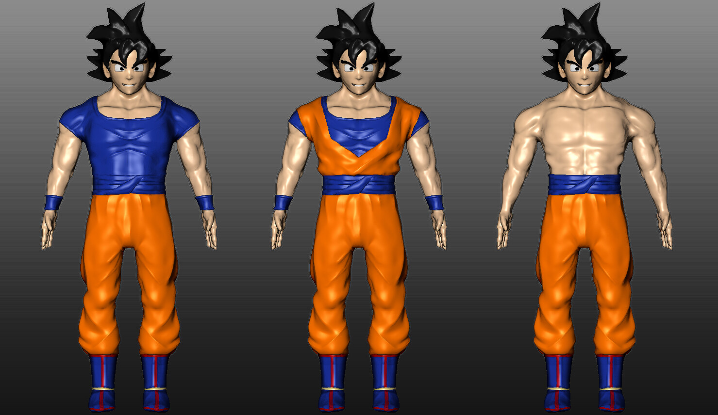 ArtStation - Dragonball Z Goku Character design