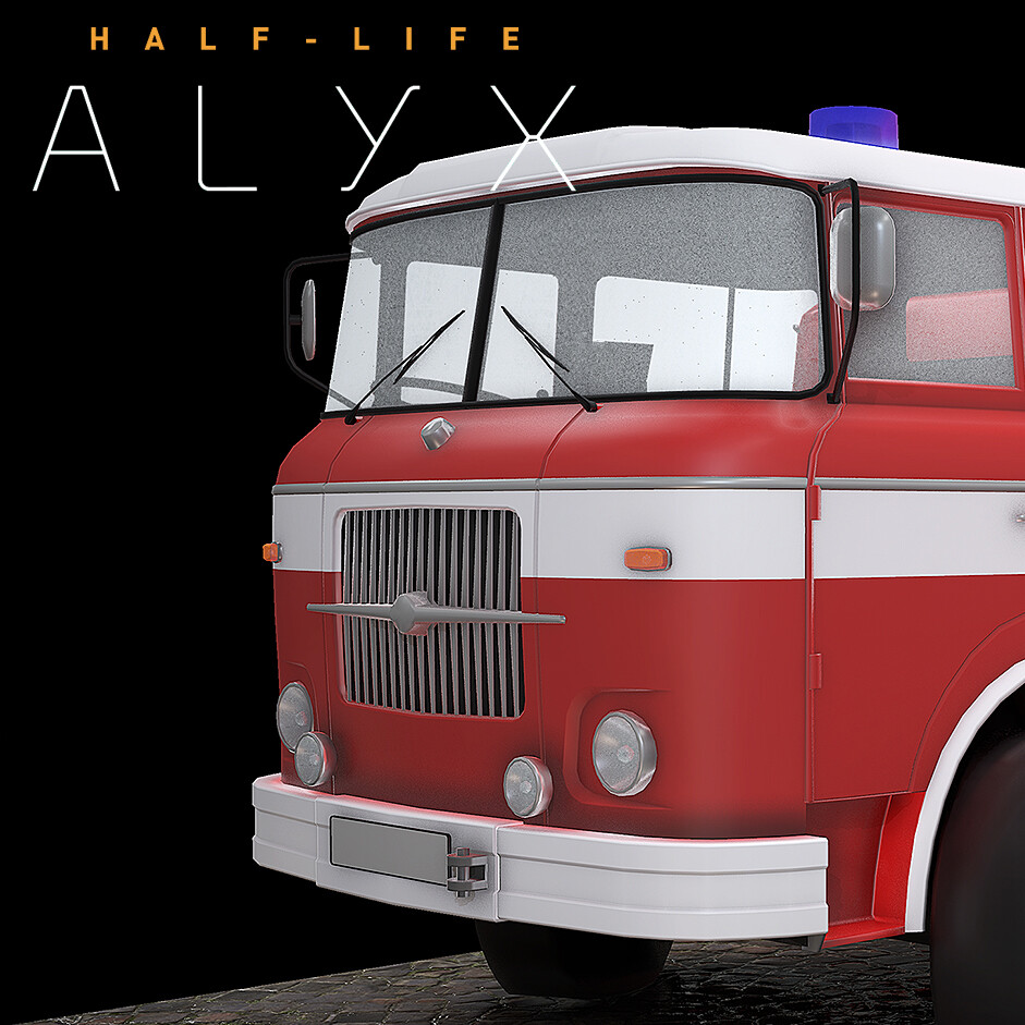 ArtStation - Half Life - Alyx: Fire Truck