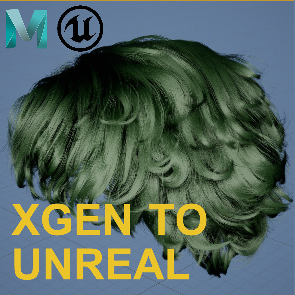 ArtStation - Maya Xgen to Unreal Engine 4 -TUTORIAL